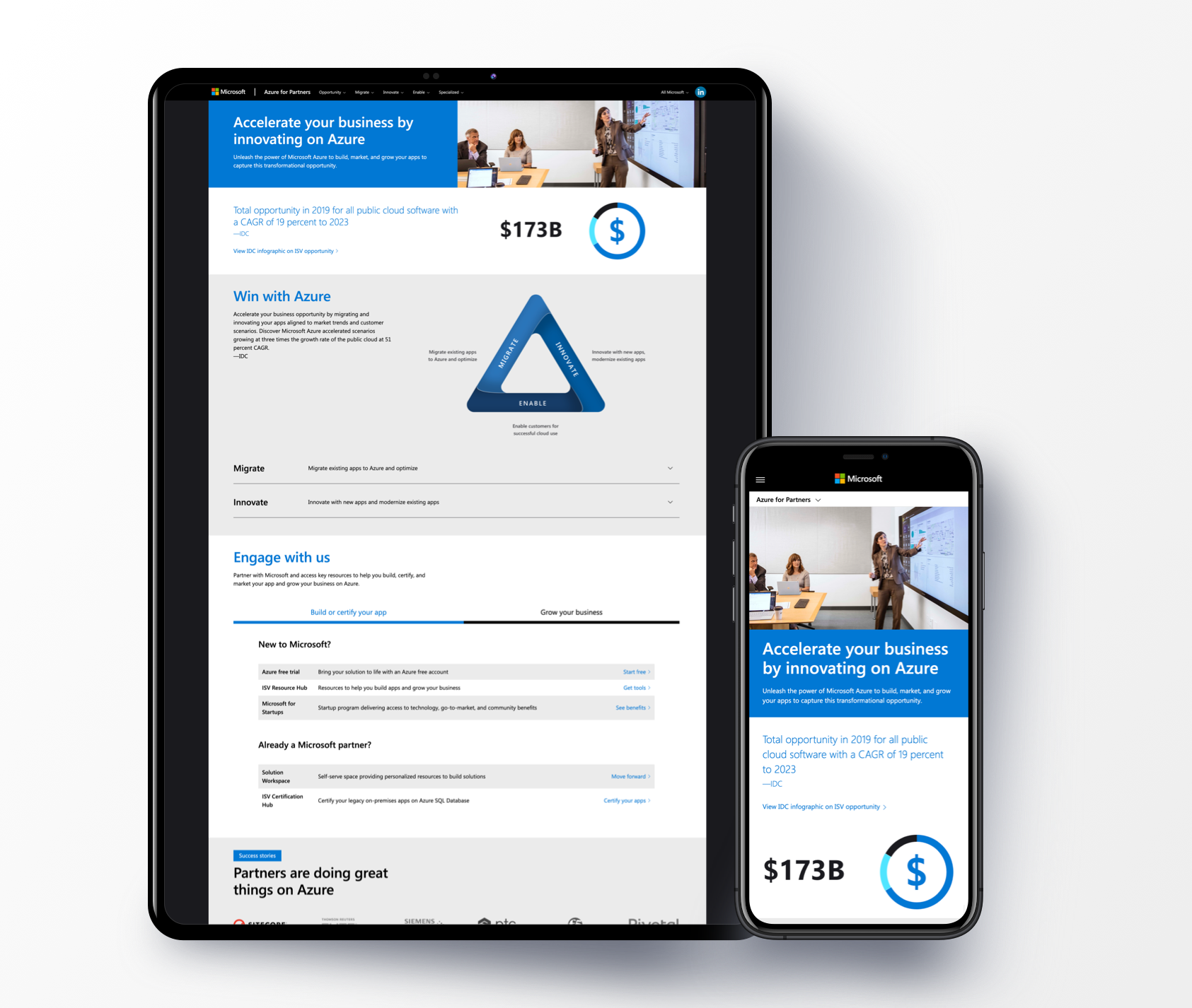 Azure Partner Portal – Art Director, Multidisciplinary Designer & Animator